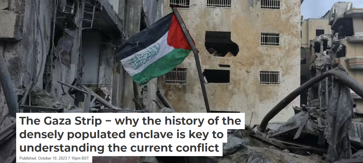 The Gaza Strip − why the history of the densely populated enclave is ...