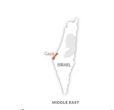 Mapping the conflict in Israel and Gaza